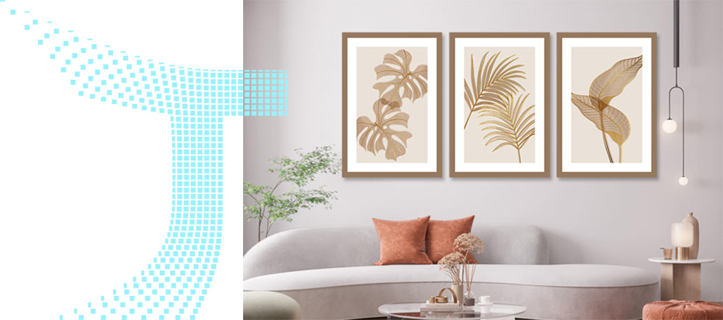 Tablouri tipar digital pe canvas - Tablouri living moderne